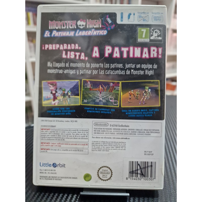 MONSTER HIGH: EL PATINAJE LABERÍNTICO